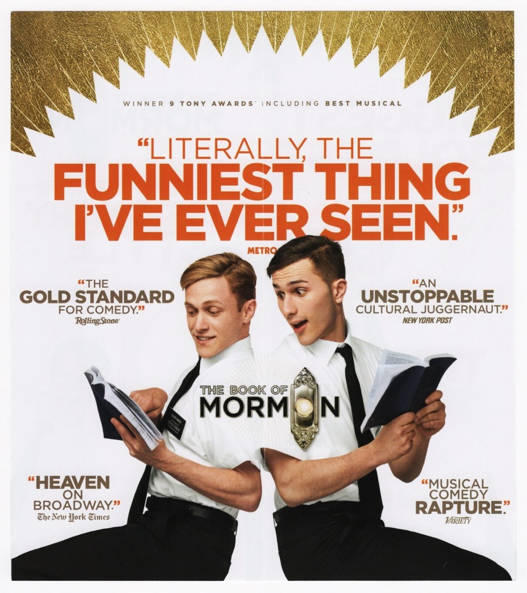 Andrew Rannells Book Of Mormon Tony Awards