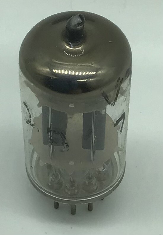 Mullard Electron Tube 12AX7 White Brand Print Residue on Tube Original ...
