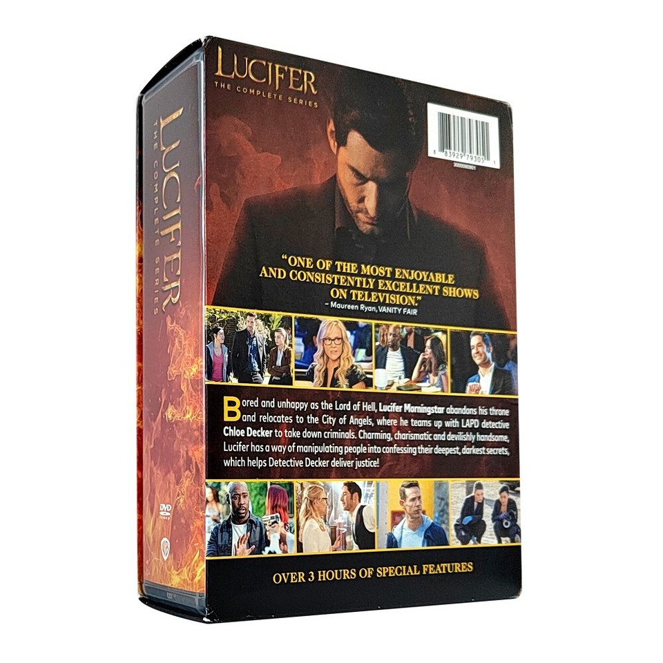 Lucifer: The Complete Series Collection Seasons 1-6 Region 1 US Brand ...