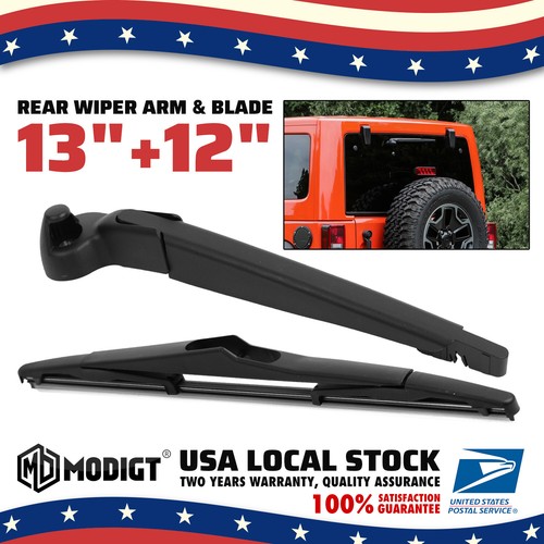 For Jeep Wrangler 2007-2017 Wrangler JK 2018 Rear Wiper Arm w/ Blade ...