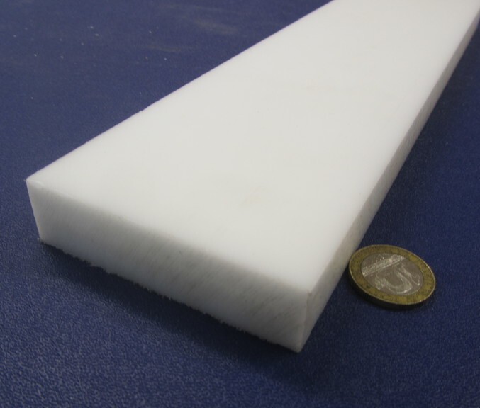 Delrin Acetal Bar 3/4" (.750") Thick x 3.00" Wide x 24" Long White | eBay