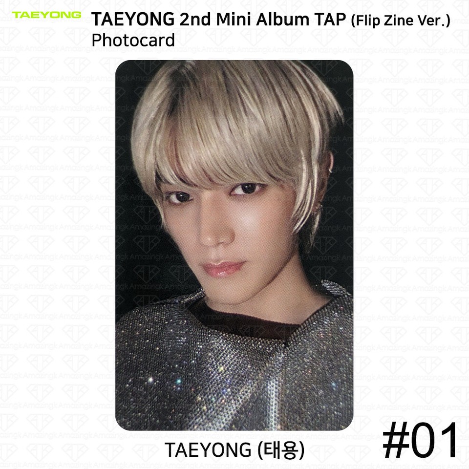 NCT TAEYONG 2nd Mini Album TAP POB Official Photocard Hidden Card ...