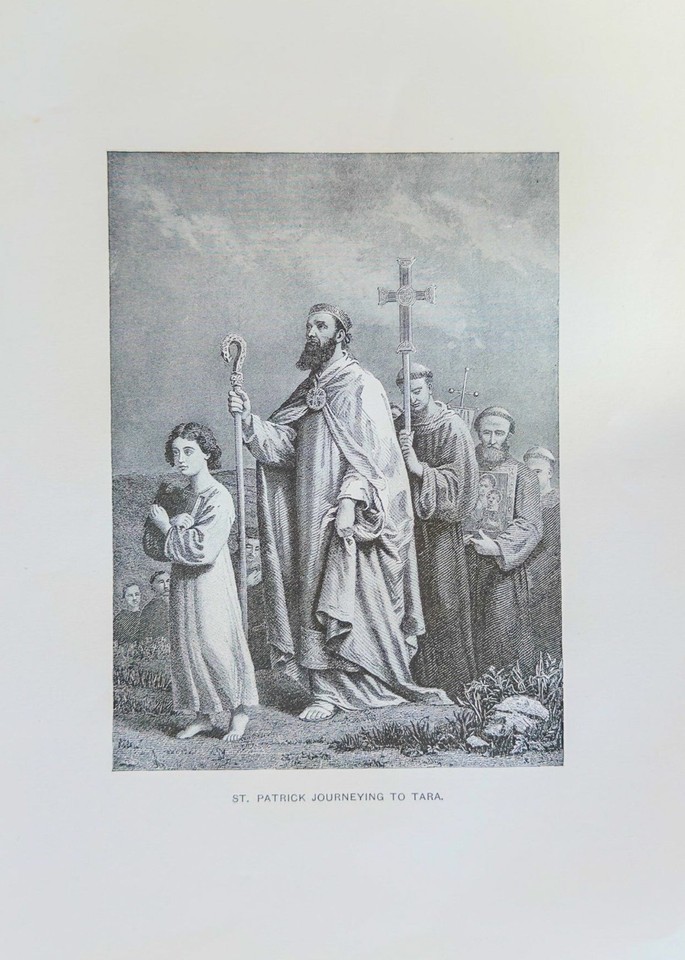 1894 Engraving “St. Patrick Journeying to Tara” Photogravure – Irish ...