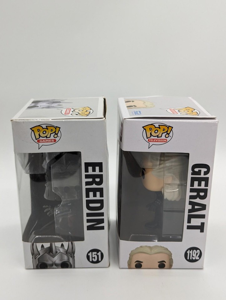 Funko Pop! Games The Witcher III Eredin #151 Vaulted & Geralt #1192 ...