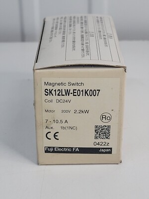 FUJI SK12LW-E01K007 SK Series Electromagnetic Switch 7-10.5A NEW IN BOX ...