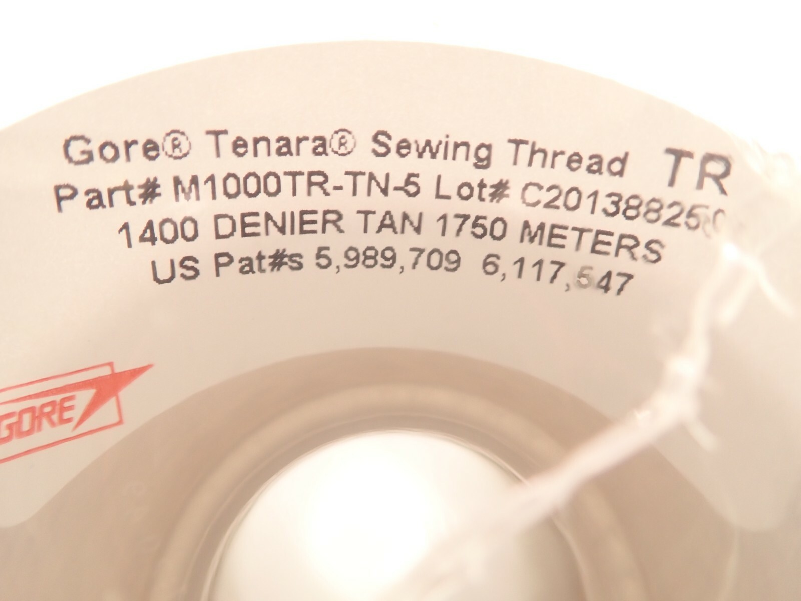 GORE® TENARA® TR Outdoor Sewing Thread (V92) M1000TR-TN-5 Sandstone ...