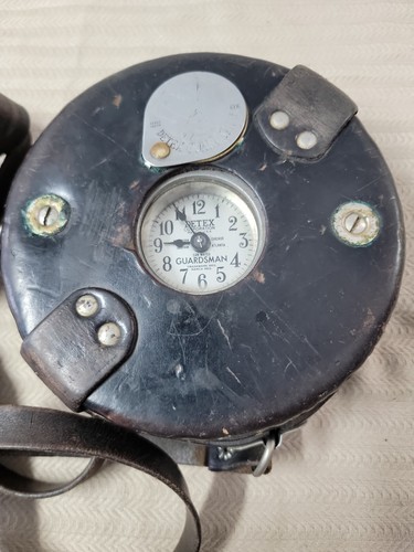 Vintage DETEX Newman Watchman Guardsman Time Clock With Strap UNTESTED ...