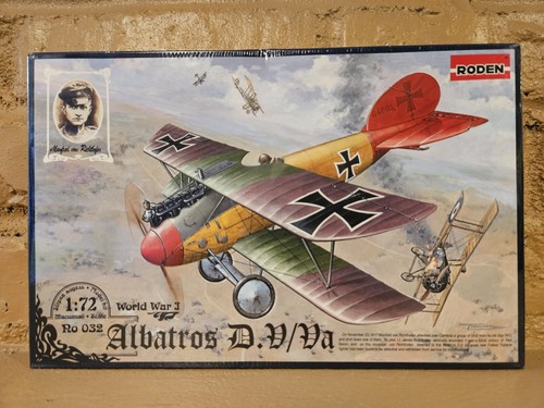 Roden 1:72nd Scale Albatros D.V/Va German WW1 Biplane Fighter New ...