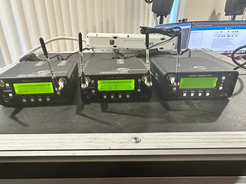 Lectronics D4 wireless Tx and Rx to extend wire mics or audio source | eBay