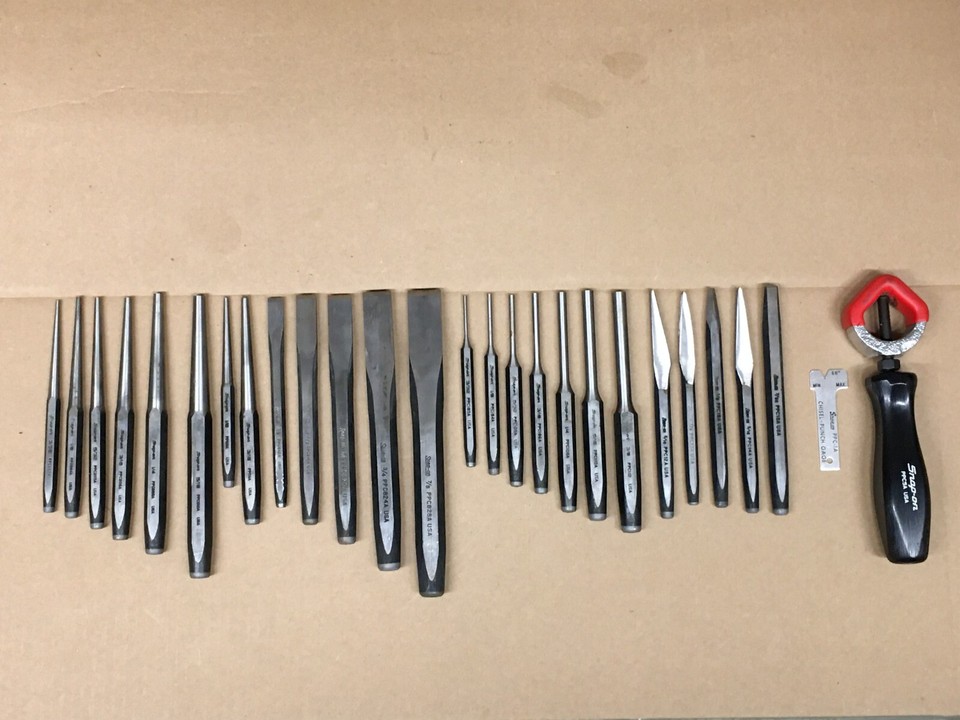 Snap-On - 27pc Punch & Chisel Set - PPC270AK - Excellent Condition | eBay