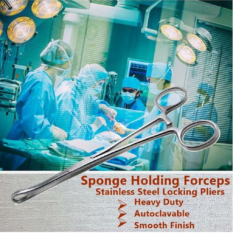 Sponge Holding Forceps Looping Jaws Surgical Instrument Gynecology | eBay