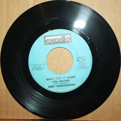 JERRY WASHINGTON Right Here Is Where *IN MY LIFE LOVE* Soul Funk 45 ...