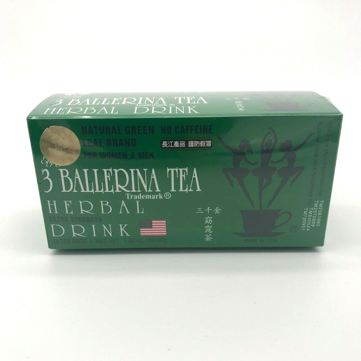 3 BALLERINA TEA HERBAL EXTRA STRENGTH 18 BAGS SLIM DIET TEA NATURAL | eBay