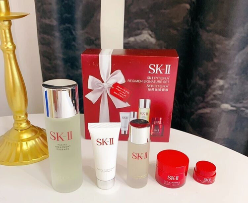 SK-II SK2 SET 5PCS PITERA ESSENCE/CLEAR LOTIONCLEANSER/SKIN CREAM FACE ...
