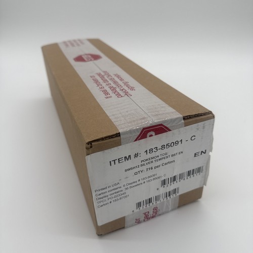 Pokemon Sword and Shield Silver Tempest Sealed Booster Box Case | eBay