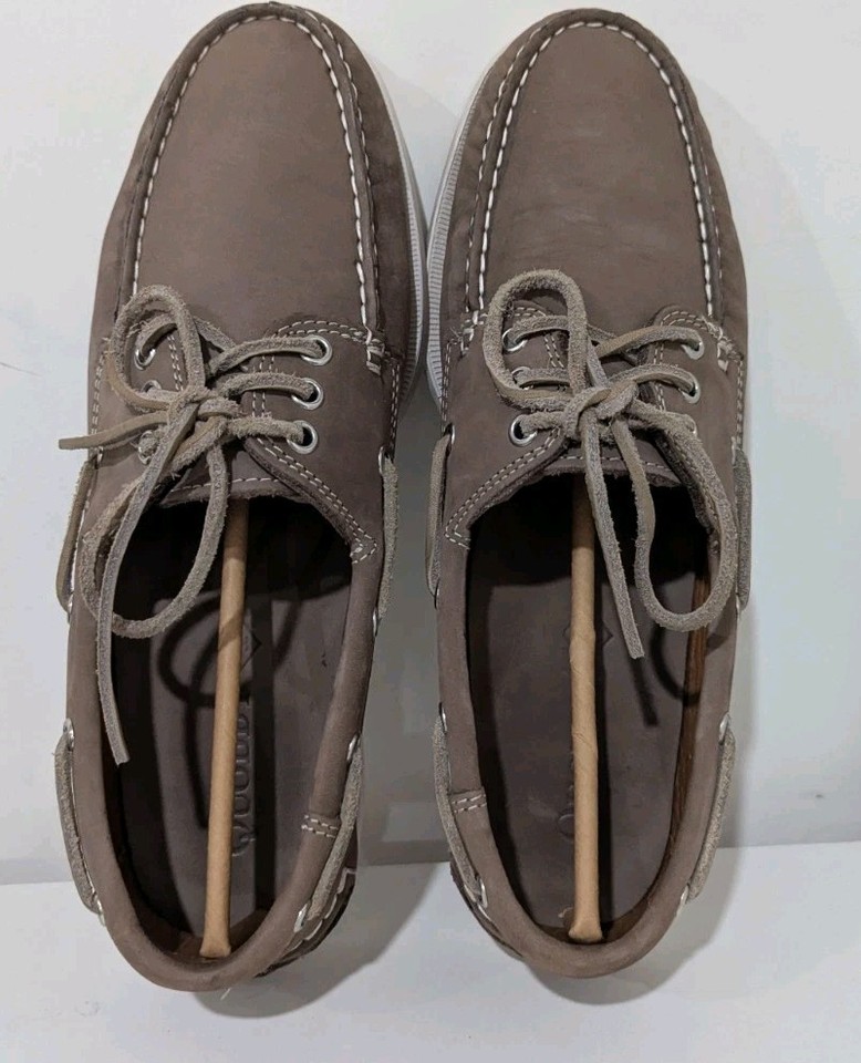 Quoddy Boat Moc Moccasins Shoes Mens Gray Sz 10 | eBay