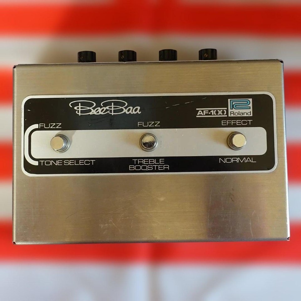 Roland AF-101 Bee Baa Vintage Fuzz Pedal 1974 Treble Booster usato | eBay