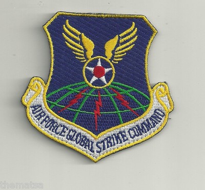 AIR FORCE GLOBAL STRIKE COMMAND USAF HOOK LOOP EMBROIDERED PATCH | eBay