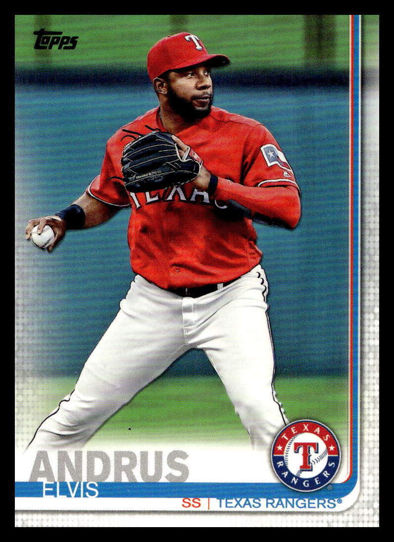 2019 Topps #62 Elvis Andrus Texas Rangers | eBay