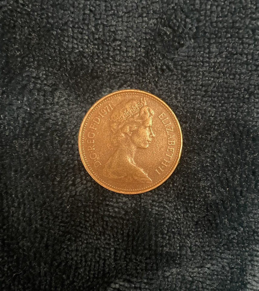 British 1971 2P "New Pence", "New Penny" Extremely Rare 2p Coin | eBay