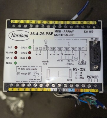 NORDSON - 321159 - MINI-ARRAY CONTROLLER - 16-30VDC 16OUTPUTS -DISCREET SCANNER | eBay