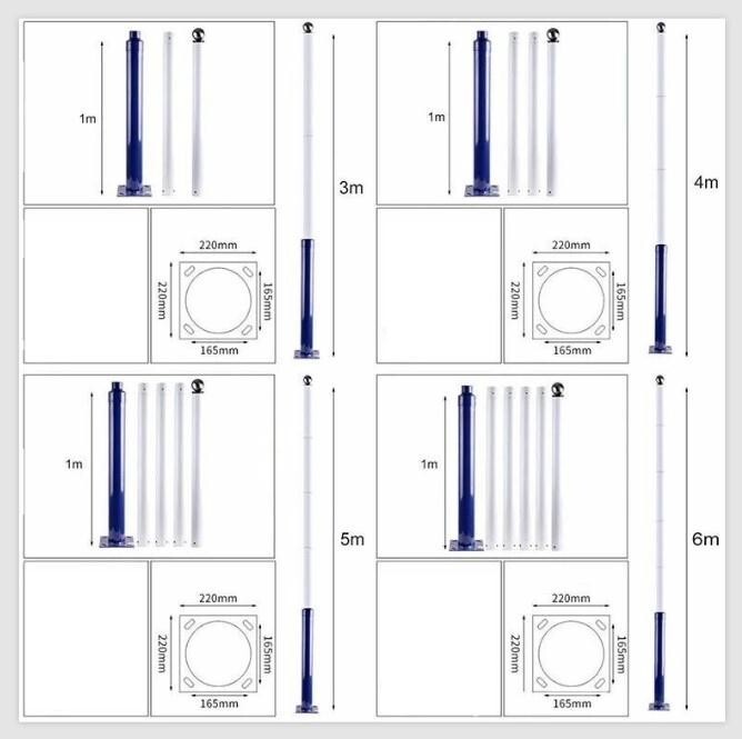 Street Light Post Column up to 6 meters high | eBay UK