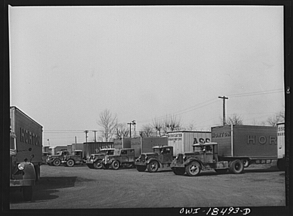 8" x 10" 1943 Photo Baltimore, Maryland. Associated Transport Company ...