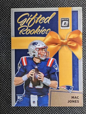 2021 Donruss Optic Mac Jones Gifted Rookies RC New England Patriots ...