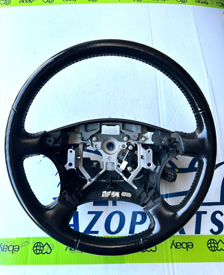 2003-2009 TOYOTA 4RUNNER STEERING WHEEL BLACK LEATHER OEM | eBay