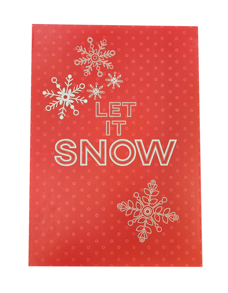 Jumbo Decorative Deep Gift Box - Let it Snow | eBay