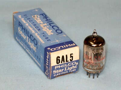 VACUUM TUBE ~ 6AL5 ~ PHILCO ~ NOS ~ 6AL5 | eBay