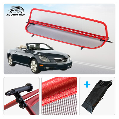 Wind Deflector for Lexus SC 430 (2001-2010) - Collapsible - Red | eBay