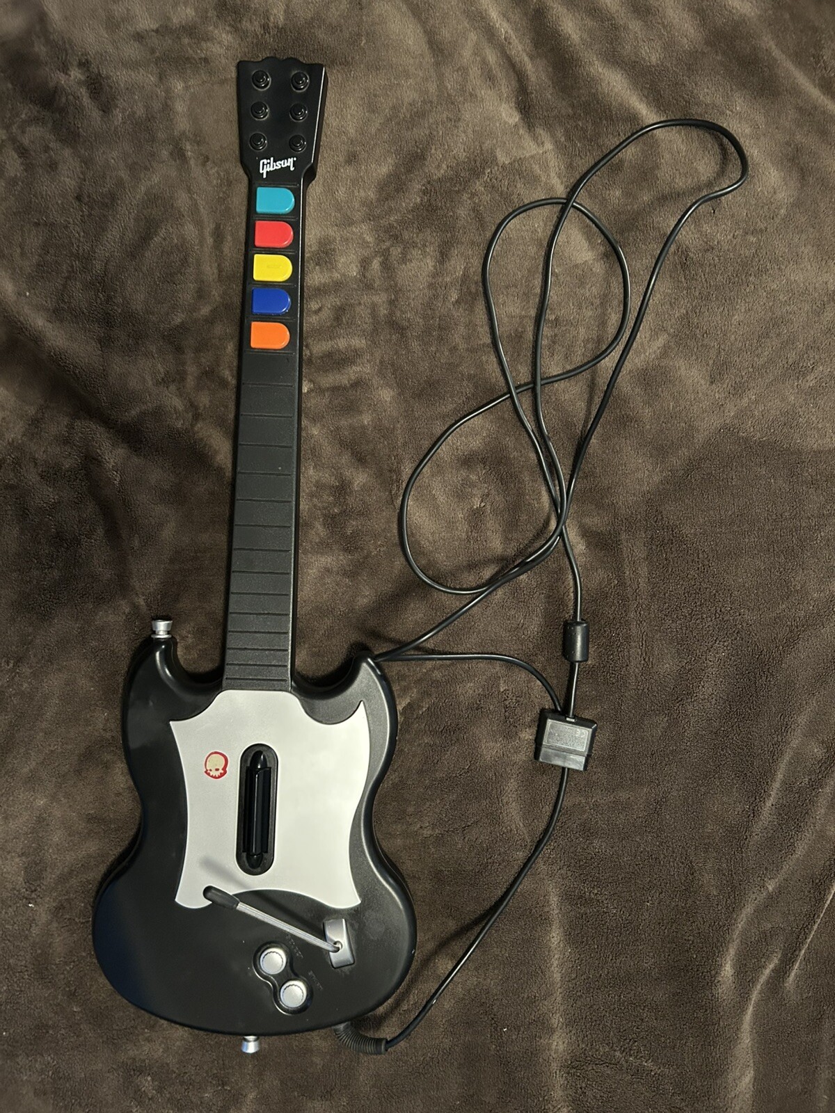 Black Guitar Hero Red Octane PS2 SG Controller (wired) (PARTIALLY ...