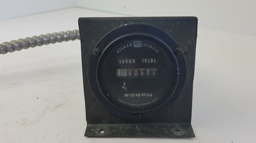 NOS SW Stewart Warner Hobbs Total Hours Mini-meter Gauge W/ Aluminium ...