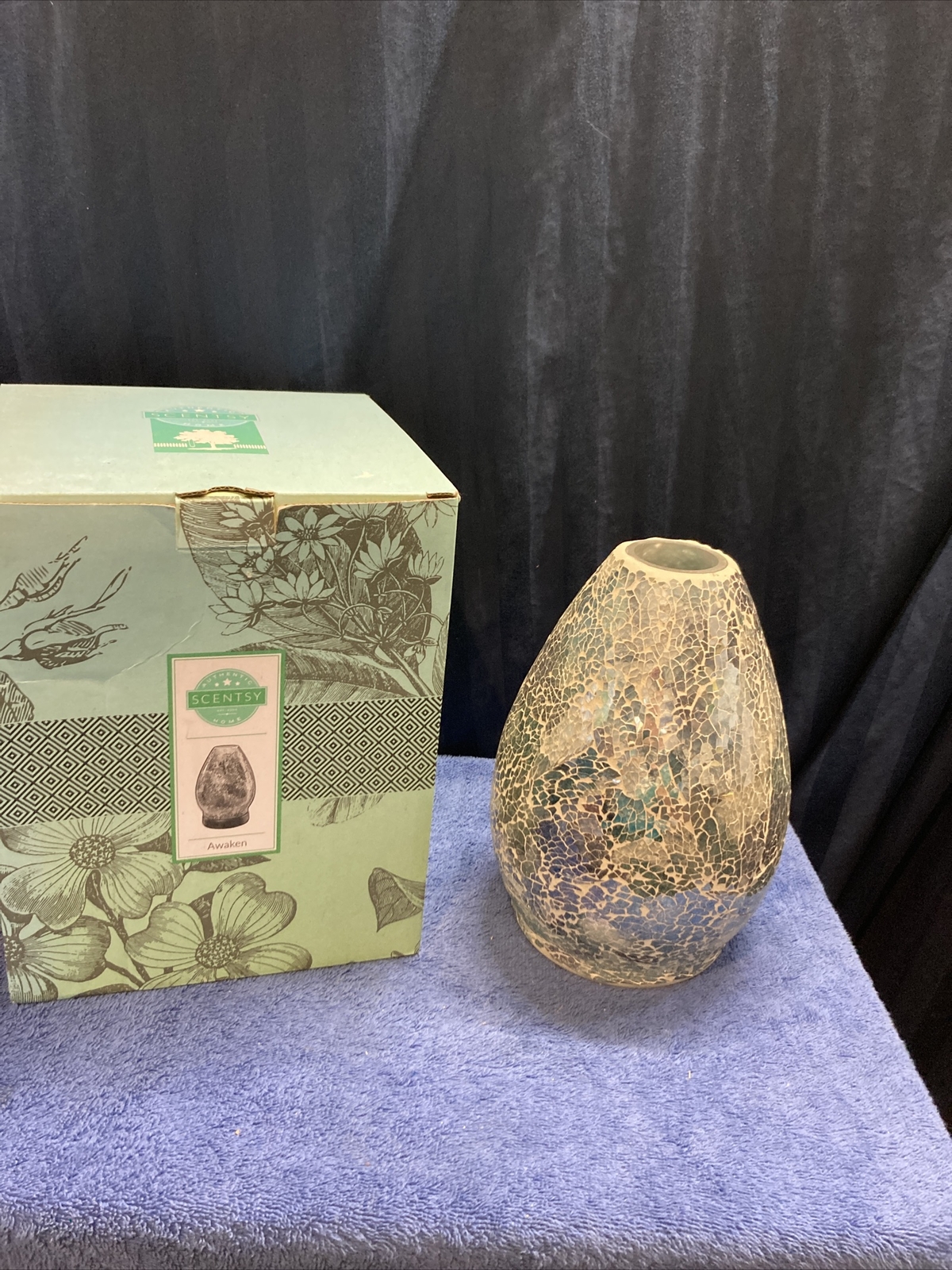 Scentsy Awaken Diffuser Shade Mosaic Glass Shade. Shade Only | eBay