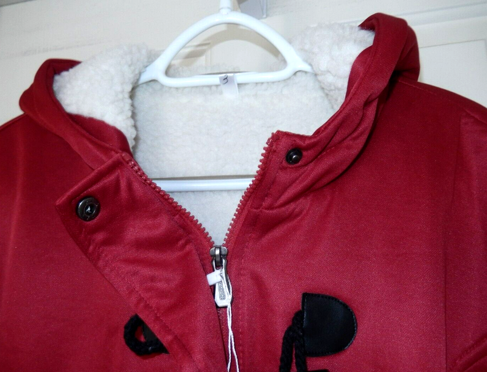 JiangWu Sherpa Lined Hooded Coat/Jacket-2XL, US 18-20 Big Bargain Alert ...