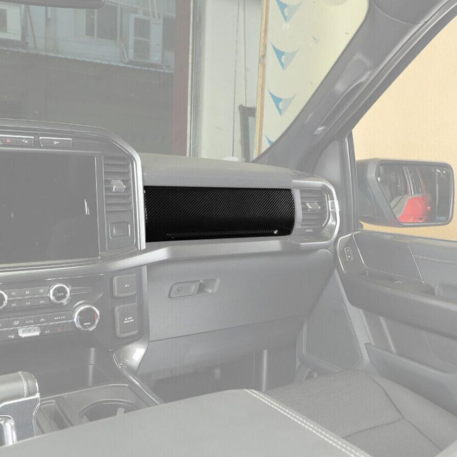 For 2021-2023 Ford F150 F-150 Carbon Fiber Co-pilot Front Storage Box ...