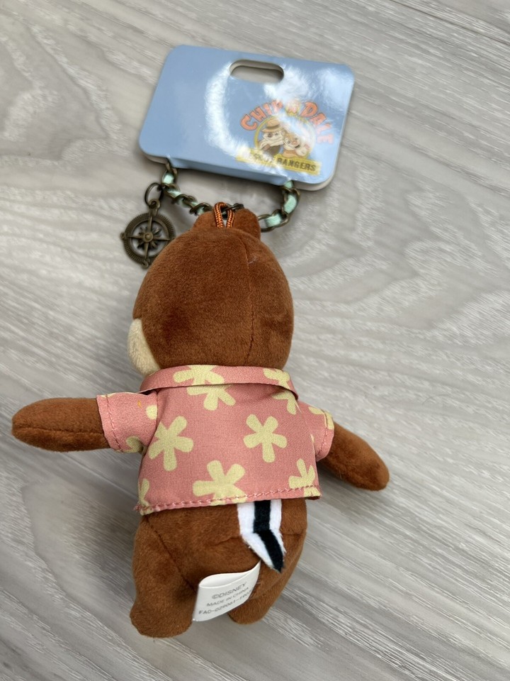 Chip and Dale Rescue Rangers Plush Keychain Charm Disney Store Japan | eBay
