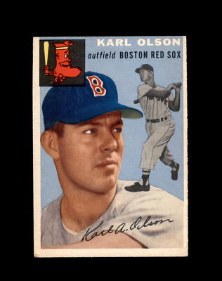 1954 Topps #186 Karl Olson EX (B01) | eBay