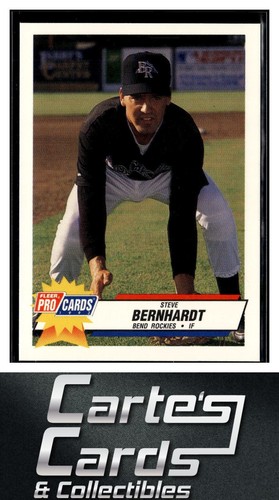 Steve Bernhardt 1993 Fleer ProCards #3274 Bend Rockies | eBay