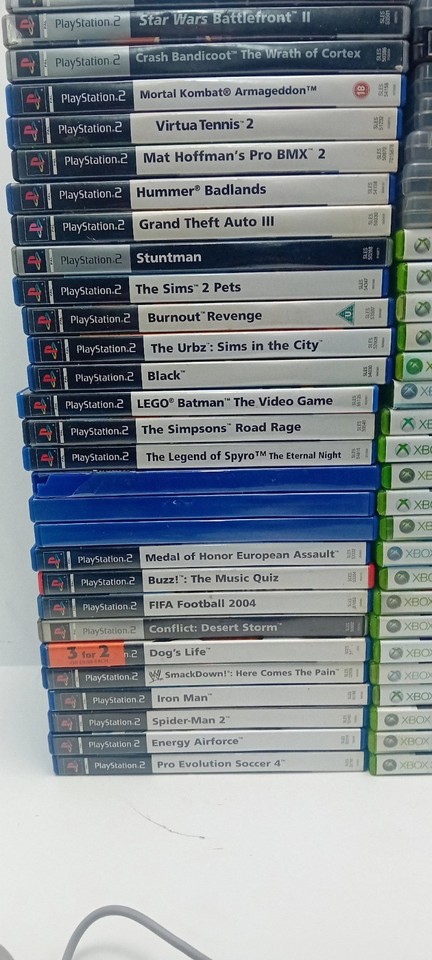 59 empty Video Game Cases/ Boxes Job Lot ps2 ps3 xbox 360 xbox | eBay UK