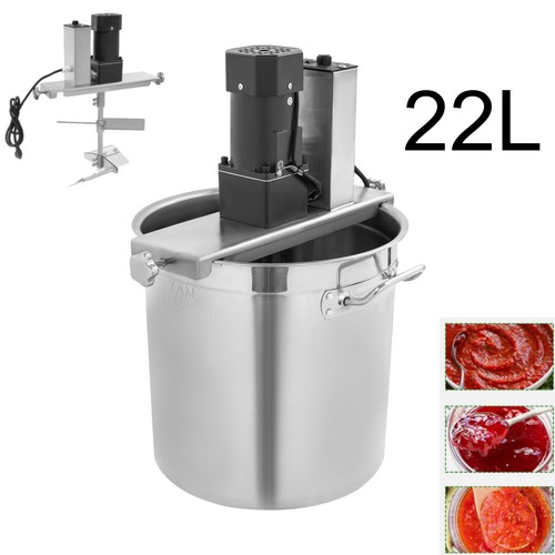 22L Stainless Steel Automatic Hot Pot Stirrer Cooking Electric Jam Food ...