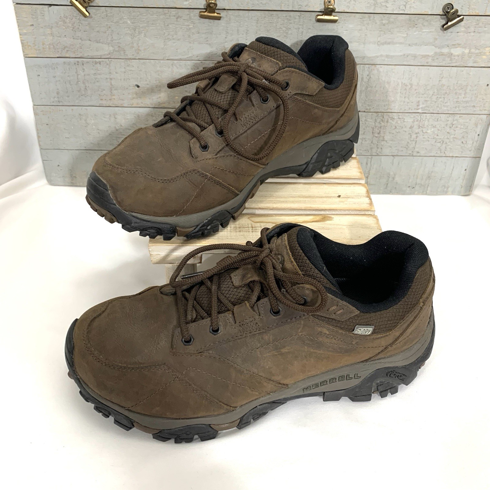 Merrell Moab Adventure Dark Earth Brown Leather Hikin… - Gem