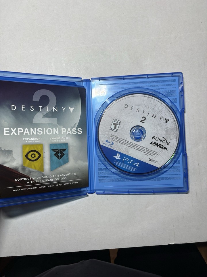 PlayStation 4 Destiny 2 Multiplayer Tested And Working Game Case And ...