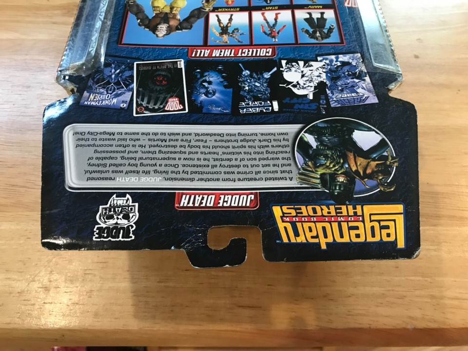 Judge Death Figure, LEGENDARY COMIC BOOK HEROES, BAF Monkey Man, Dredd ...