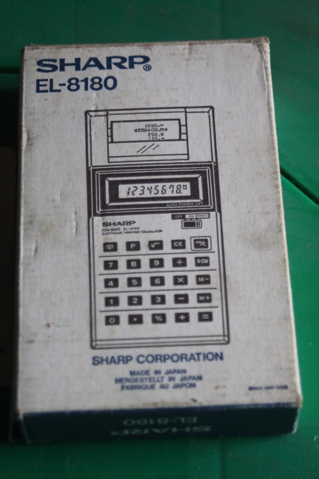 Sharp Elsimate Electronic Printing Calculator EL-8180 | eBay