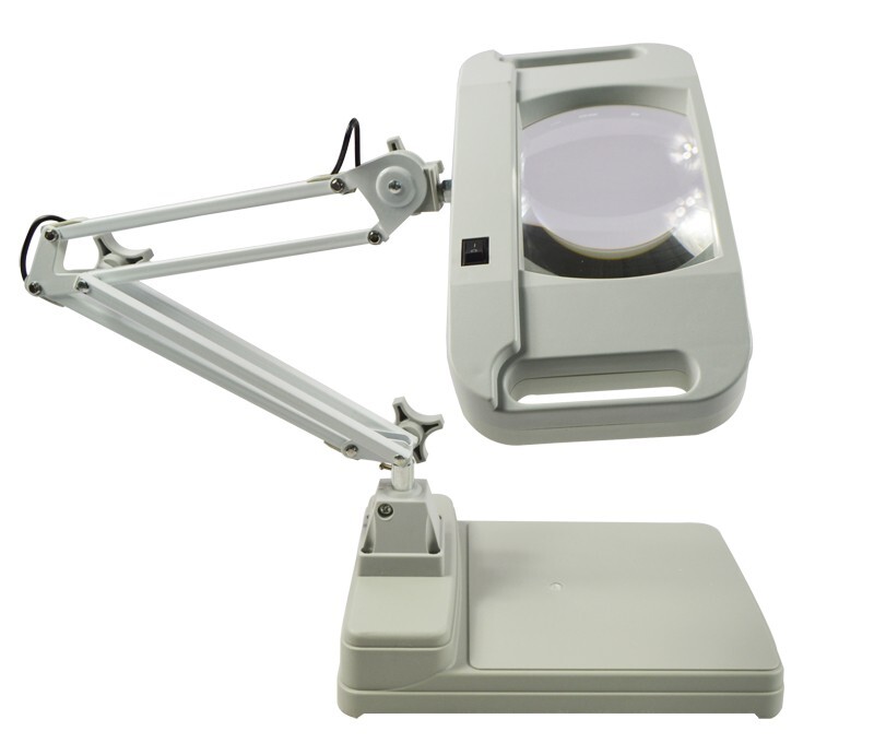 5X Magnifier LED Lamp Light Read Repair Tool White Glass Size 7''x4.4 ...