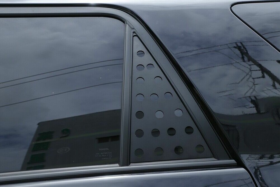 Black C-pillar Triangular Window Glass Plate Trim Accessories For ...