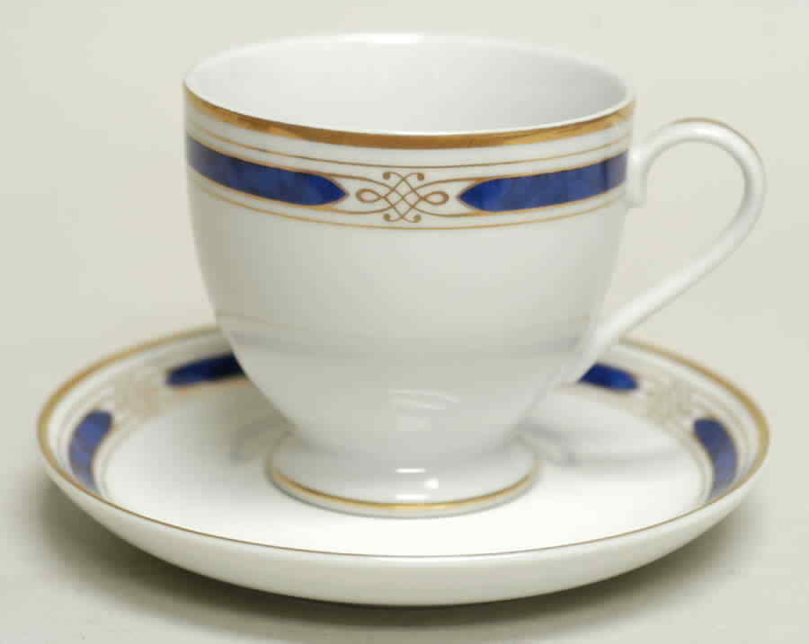 Gorham Regalia Court Lapis Cup & Saucer 172813 | eBay