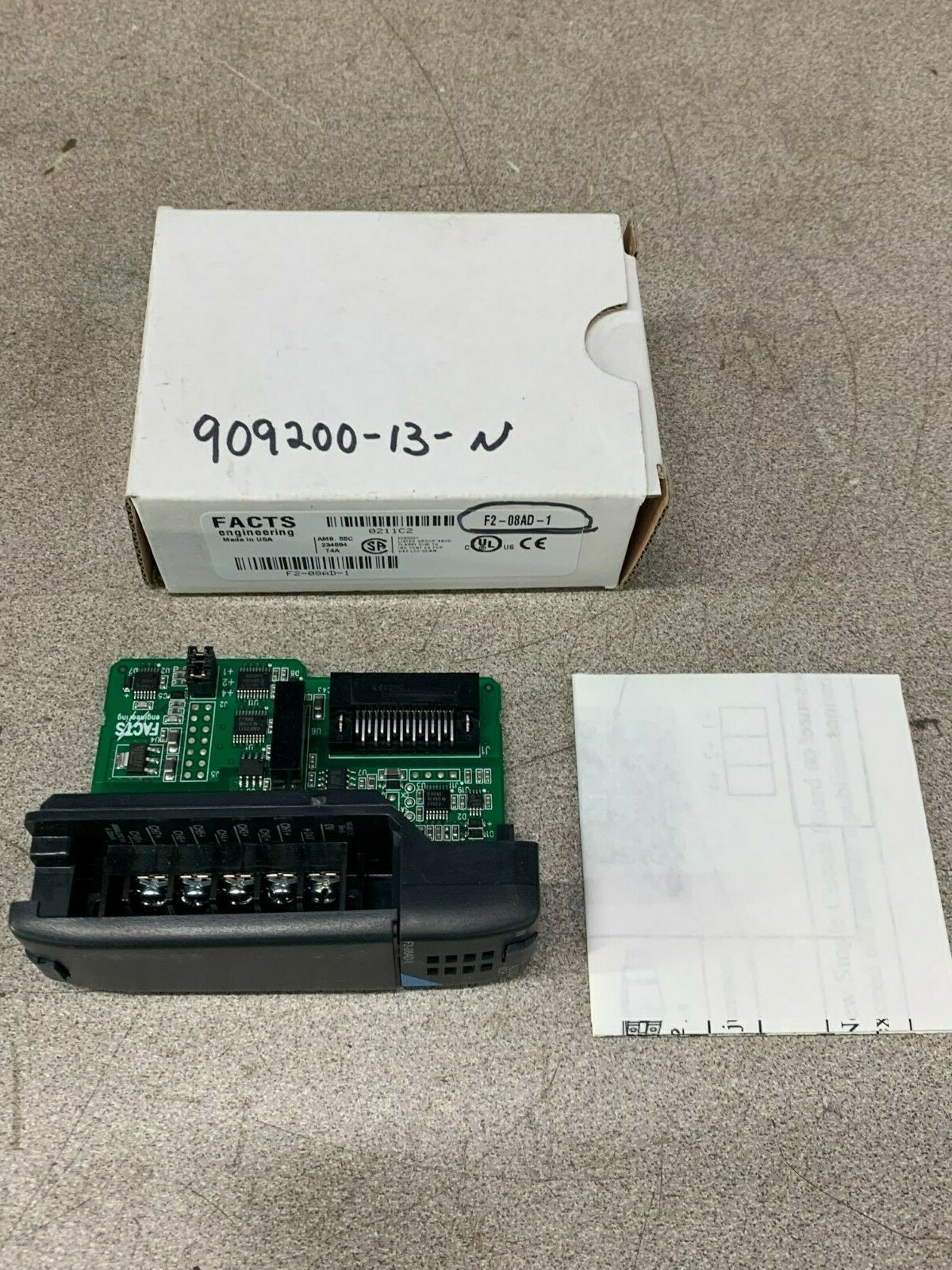 22856 Facts Engineering Analog 8ch Input Module F2-08ad-1 for sale ...